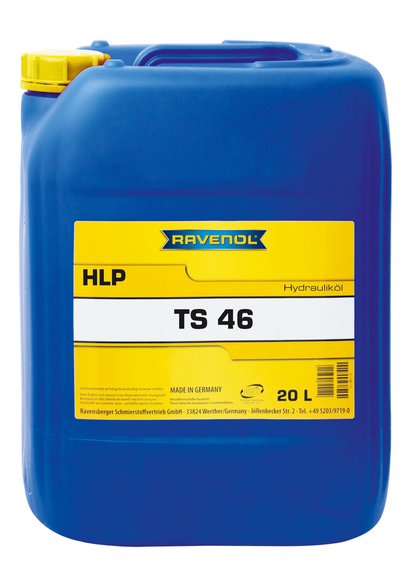 RAVENOL Hydraulikkolje TS 46 (HLP) 20L – Ravenol Norge