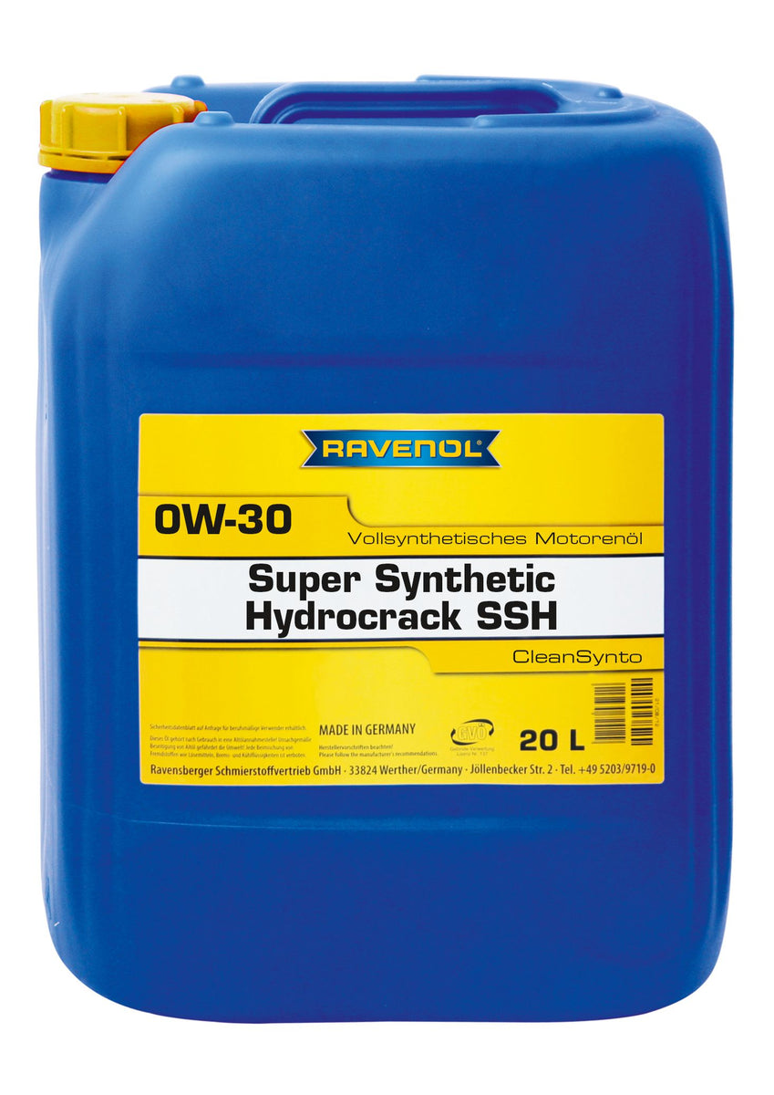 RAVENOL Super Synthetic Hydrocrack SSH SAE 0W-30 – Ravenol Norge